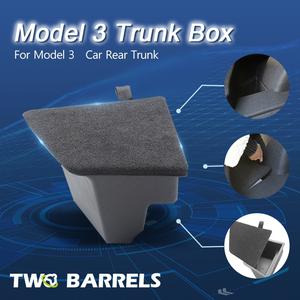 Jual Tesla Model 3 Trunk Storage Box Side Sorting Bins With Cover And ...