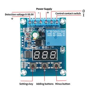Jual Pcbfun Dc5v 12v 24v Modul Deteksi Tegangan Relay Modul Pemantau ...