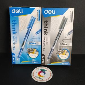 Jual Pulpen Deli Think Roller pen Q300 - Biru, Pcs - Kota Balikpapan ...