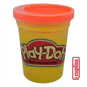 Jual Play Doh Dough Can 4 OZ Orange 112 Gr PlayDoh Original Compound ...