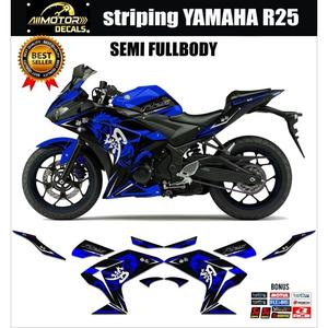 Jual Striping Yamaha R25 Livery Kanji Dragons / Stiker Variasi Motor ...