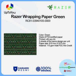 Jual Razer Wrapping Paper Green - Jakarta Utara - UPTOYOUCOM | Tokopedia