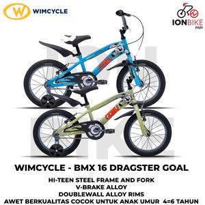 Jual Sepeda BMX 16 Wim Cycle Dragster Goal Terbaru Anak WimCycle Edisi ...