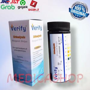 Jual Verify 10 parameter urinalysis reagent strip test urin 10 PE ...