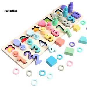 Jual Turt 3in1 Puzzle Kayu Papan Susun Bentuk Warna Pencocokan Edukasi ...