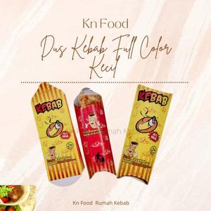 Jual Dus Kebab Full Color Kecil - Dus Kebab Full Colour - Packaging ...