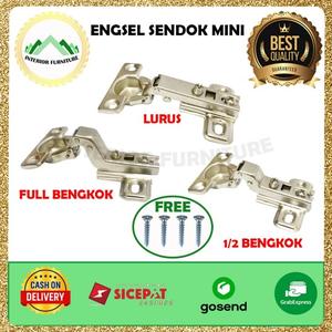 Jual Engsel Pintu Lemari Kecil / Engsel Sendok Mini 26mm (1Pcs) FREE ...