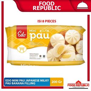 Promo Edo Mini Pau Japanese Milky Banana Filling 200 Gr Isi Pisang Susu ...