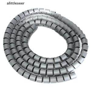 Jual Ali 1m 10/25mm Kabel Spiral Wrap Tidy Cord Wire Banding Loom ...