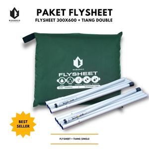 Jual [Oke]Tiang Flysheet Double Pole KILLEENFlysheet 3x6 - Tarp Pole ...
