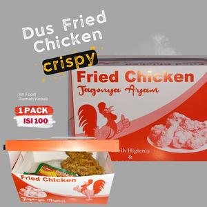 Jual Box Ayam Fried Chicken 100 lembar Kardus Ayam Fried Chicken 100 pc ...