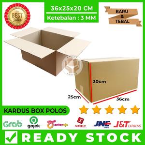 Jual rk kardus karton box polos packing 36 x 25 x 20 cm, tebal ...