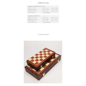 Jual Retro Metal International Chess Set Luxury Folding Chessboard ...