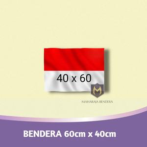 Jual Bendera Merah Putih Ukuran 40cm x 60cm Indonesia Sangsaka Bahan ...