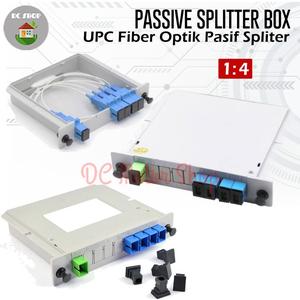Jual Passive Splitter Plc Box Fo 1:2 1:4 1:8 Sc Fiber Optik Pasif ...