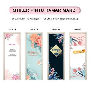 Jual sticker pintu kamar mandi sticker dinding SKM12 - Kota Surabaya ...