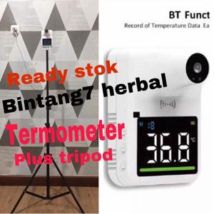 Jual paket thermometer termometer dinding tripod-alat ukur suhu tubuh ...