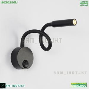 Jual Lampu Dinding Leher Angsa LED Swing arm lamp bedside Lampu Sorot ...