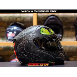 Jual SUNSHINE HELM HJC RPHA 11 PRO TOOTHLESS MC4SF FULL FACE HELMET ...