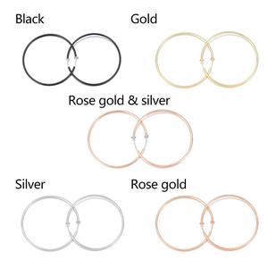 Jual Clever Anting Lingkaran Besar Klip Telinga Goth Non Tindik Punk ...