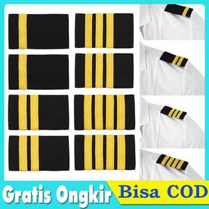 Jual Pangkat Pilot Bar 1 2 3 4 Gold Emas Pilot Epaulette I II III IIII ...
