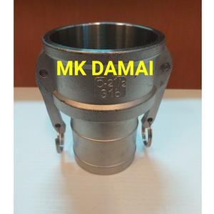 Jual Camlock type C SS316 ukuran 2.50 inch - Stainless steel - Kota ...