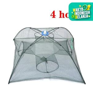 Jual Bubu 4 lubang Jaring ikan automatis Fishing Net Trap Safe Catch 4 ...
