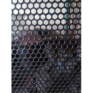 Jual Plat Lubang Besi Bolong Perforated Hexagonal 5mm Ukuran 50cm x ...