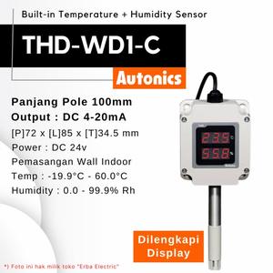 Jual Autonics THD-WD1-C Temperature/Humidity Transducer THD Series ...