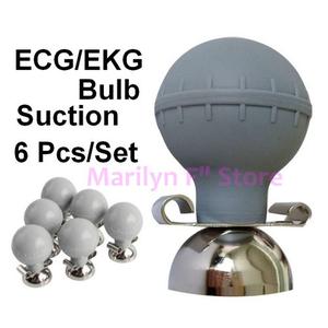 Jual ECG Bulb Electrode Elektroda EKG EKG Suction Chest Isi 6 Pcs ...