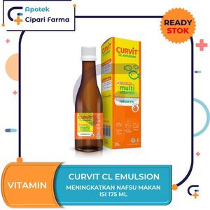 Jual Curvit CL Emulsion Suplemen Multivitamin Daya Tahan Tubuh isi ...