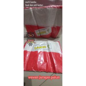 Jual BENDERA PLASTIK ISI 100 LEMBAR (bambu) bendera merah putih plastik ...