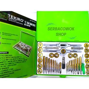 Jual Tekiro Tap And Dies Set 40 Pcs Alat Senai dan Tap Ulir Baut ...