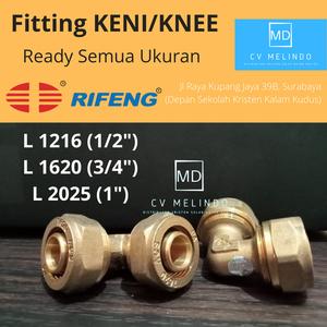 Jual Rifeng Knee Keni Equal Elbow L Fitting Pipa Air Panas Dan Dingin ...