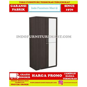 Jual Lemari Pakaian Minimalis Baju Wardrobe 2 Pintu Expo Type Lp 1225 ...