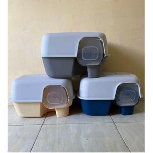 Jual Tempat Bak Pasir Kucing Cat Toilet Full Tertutup - Litter Box ...