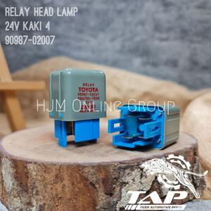 Jual RELAY HEAD LAMP LAMPU 24V KAKI 4 DYNA 125HT RINO 14B 90987-02007 ...