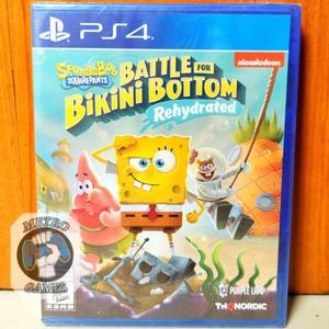 Jual Spongebob Squarepants PS4 Kaset Spongeboob Battle for Bikini ...
