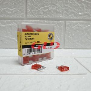 Jual FUSE DX MINI 10A FLOSSER GERMANY - SEKRING TUSUK / TANCAP KECIL ...