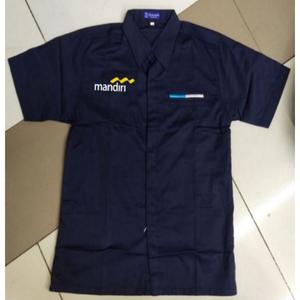Jual kemeja baju seragam pdh kerja mandiri Bank kemeja Bank mandiri ...