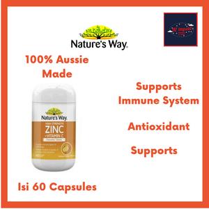 Jual Nature's Way Zinc Vitamin C 60 Tablets 100 Ori Aussie Product ...