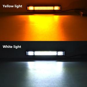 Jual LAMPU SOROT LED BAR MOBIL 3 ROW 2 WARNA - PUTIH KUNING 30 cm Murah ...