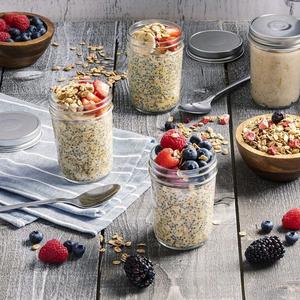 Jual Mason Jar with Silver Metal Airtight Lids Stoples kaca kedap udara ...