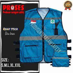 Jual ROMPI SAFETY VEST TASLAN BIRU PERTAMINA-ROMPI SAFETY PROYEK ...