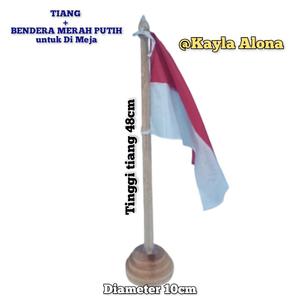 Jual New Tiang+Bendera Merah Putih - Kota Malang - GOLD OL | Tokopedia