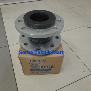 Jual Flexible Rubber Joint 8" Oneflex PN 16 Tozen DN 200 Flange Besi ...