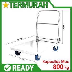 Jual trolley troli hand truck stainless aqua gas galon besi hitam ...