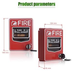 Jual Fire Alarm Manual Push Button Manual Call Point Fire Alarm With ...