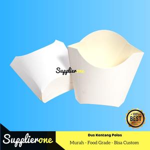 Jual Dus Kentang Goreng Polos, Box Kentang Goreng, Kemasan Kentang ...
