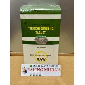 Jual Tienchi Ginseng Raw 250 Tablet Obat Kolesterol Dan Peninggi Badan ...